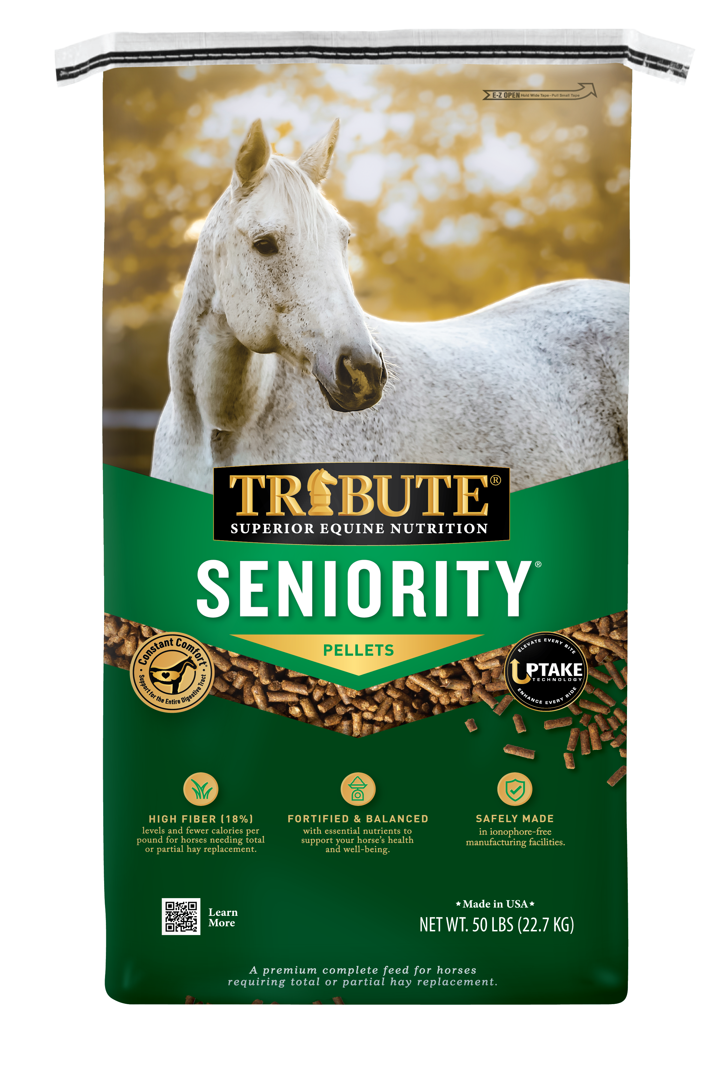 Seniority® Equine Feeds for Senior & Older Horses - Tribute®