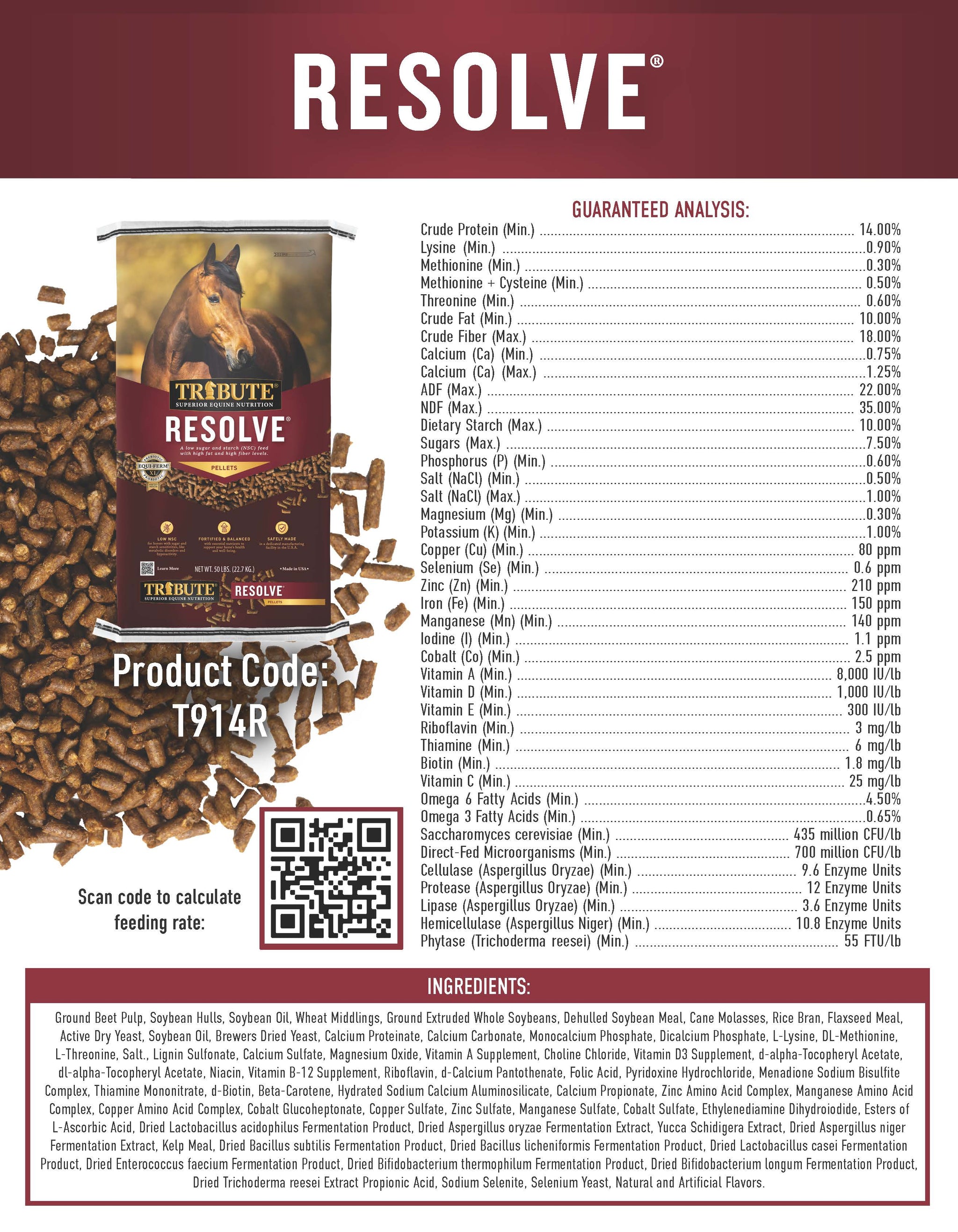 Resolve® Horse Feed